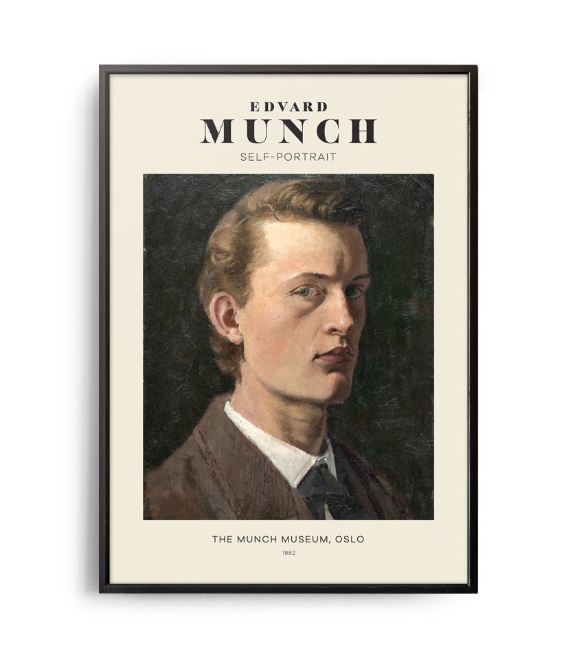 Edvard Munch Self Portrait Edvard Munch Hand Numbered Limited Edition