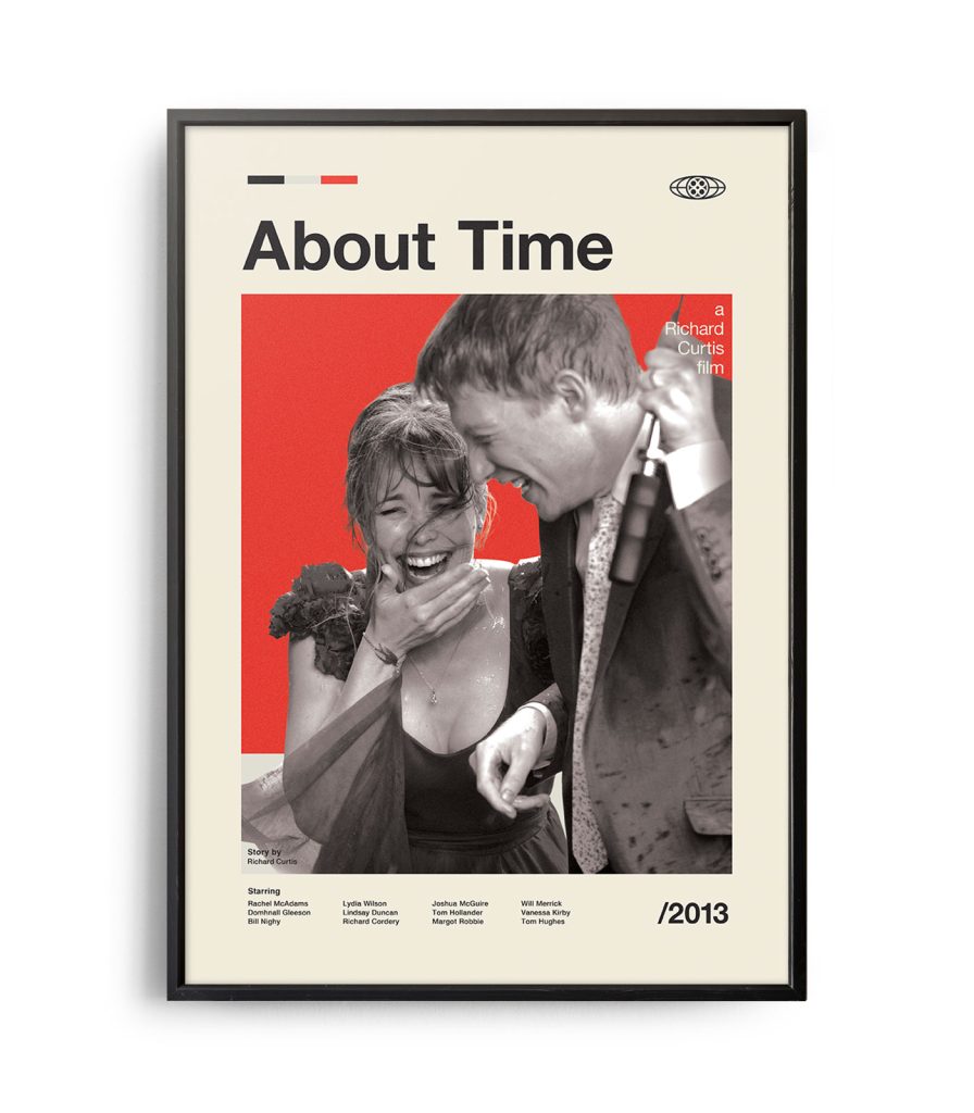 Mid-century modern About Time movie poster - Weekend Concept
