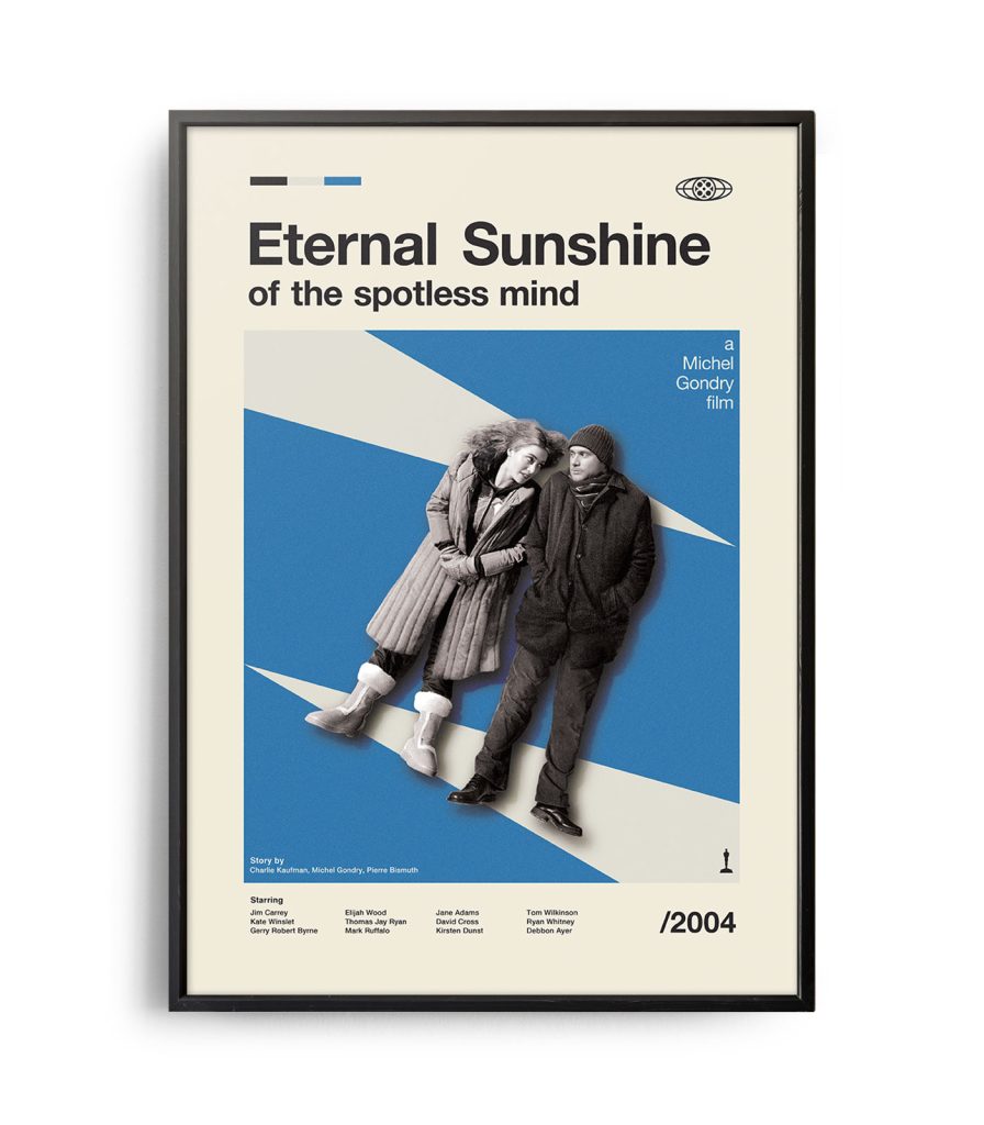 Mid-century modern Eternal Sunshine of the Spotless Mind movie poster ...