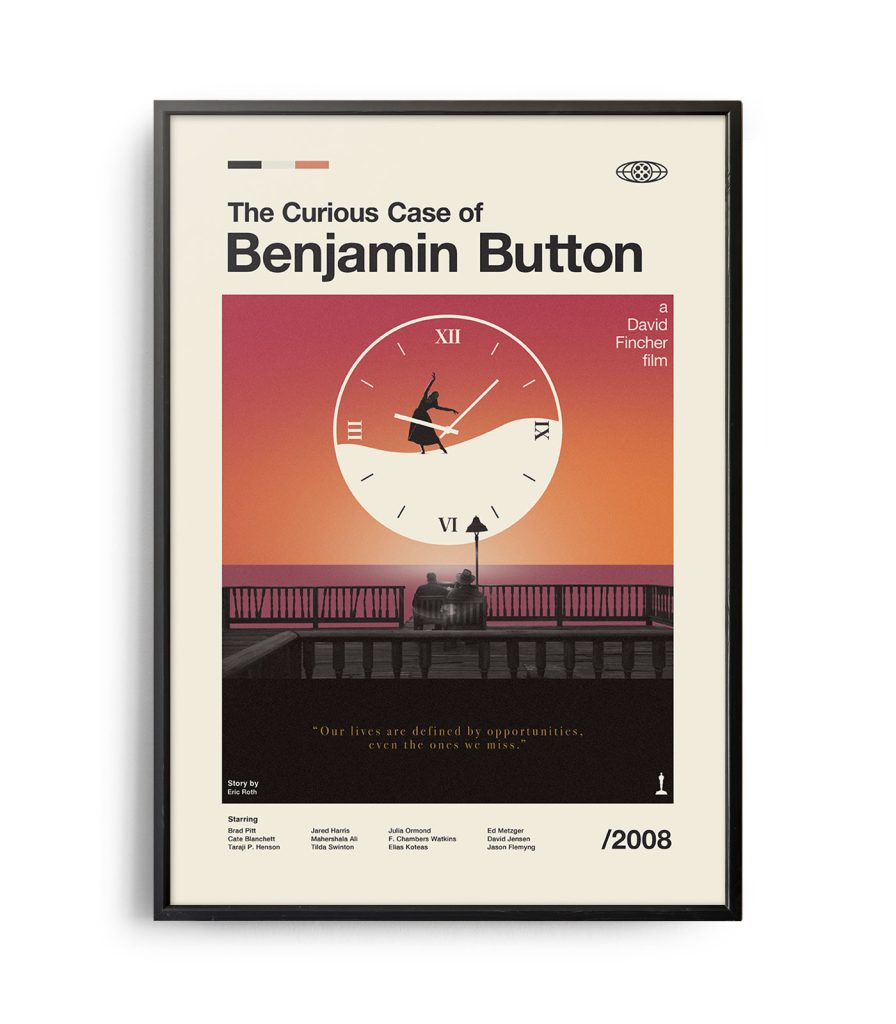 Mid-century modern The Curious Case of Benjamin Button movie poster ...